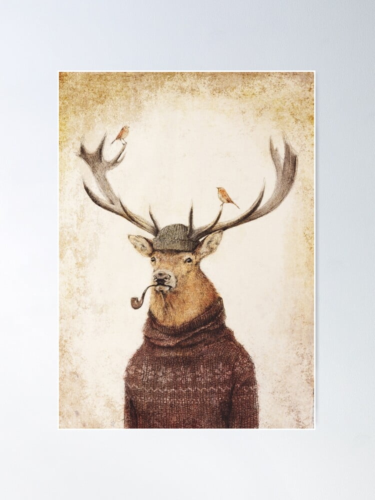 Aaroca Wild Thinking Poster Canvas Poster - Modern Wall Art for Home & Office Decor, 12"x18"or18 ...