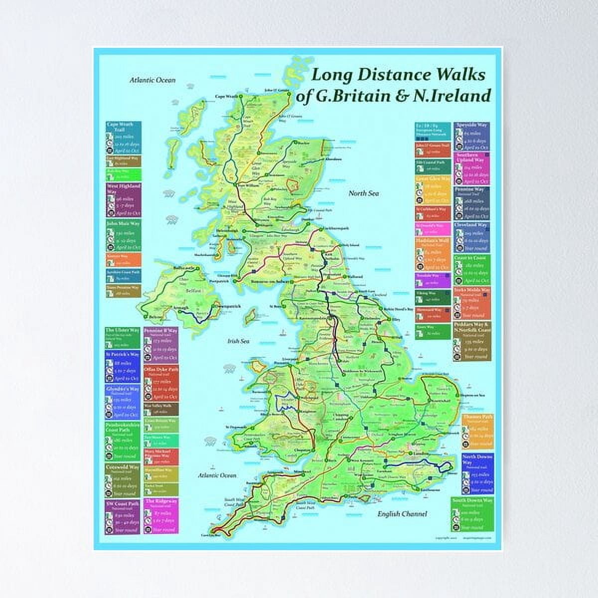 Aaroca new 100 Long Distance Walks of Great Britain and N.Ireland ...
