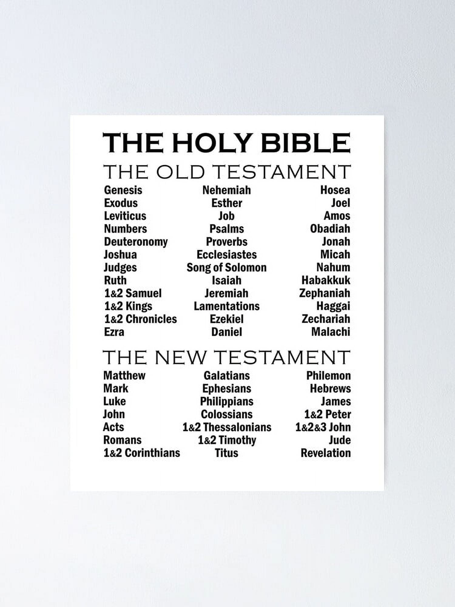 Aaroca new Books of the Bible Old Testament and New Testament Complete ...