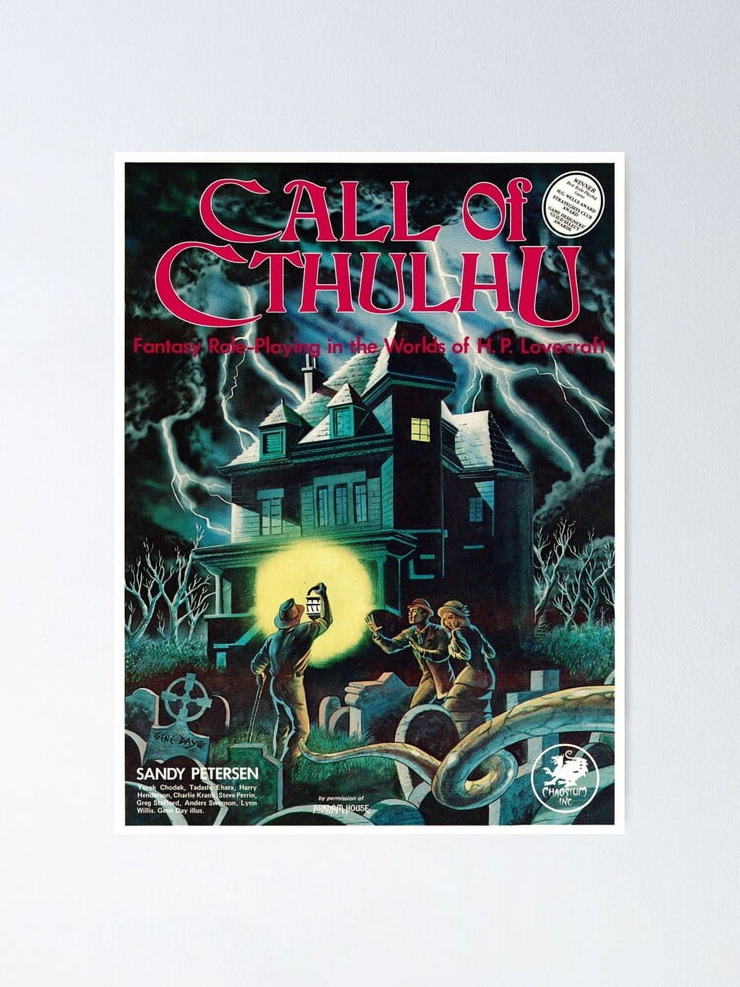 Aaroca new Call of Cthulhu 1st Edition Cover Unframed Poster Classic ...
