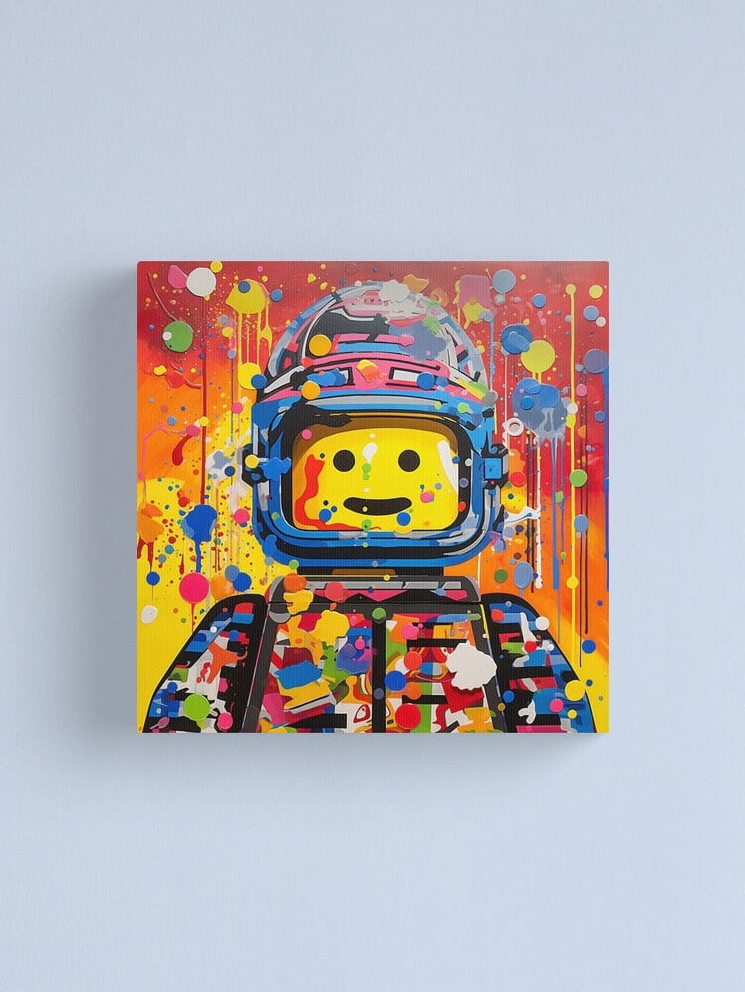 Aaroca new Colorful space man Canvas Print Poster Canvas Art Print ...