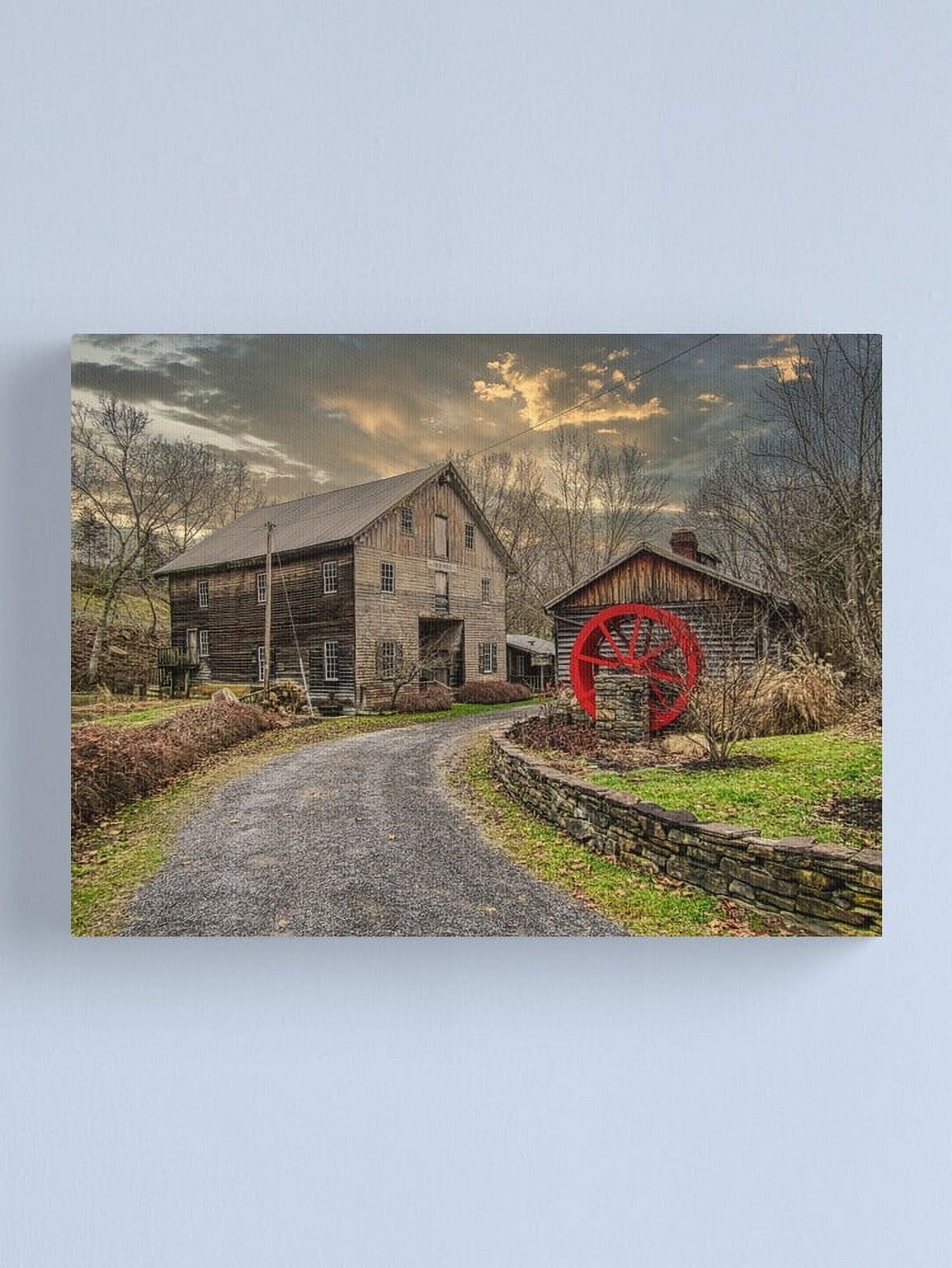 Aaroca new Cook's Old Mill Wheel Canvas Print Canvas Art Print Posters ...