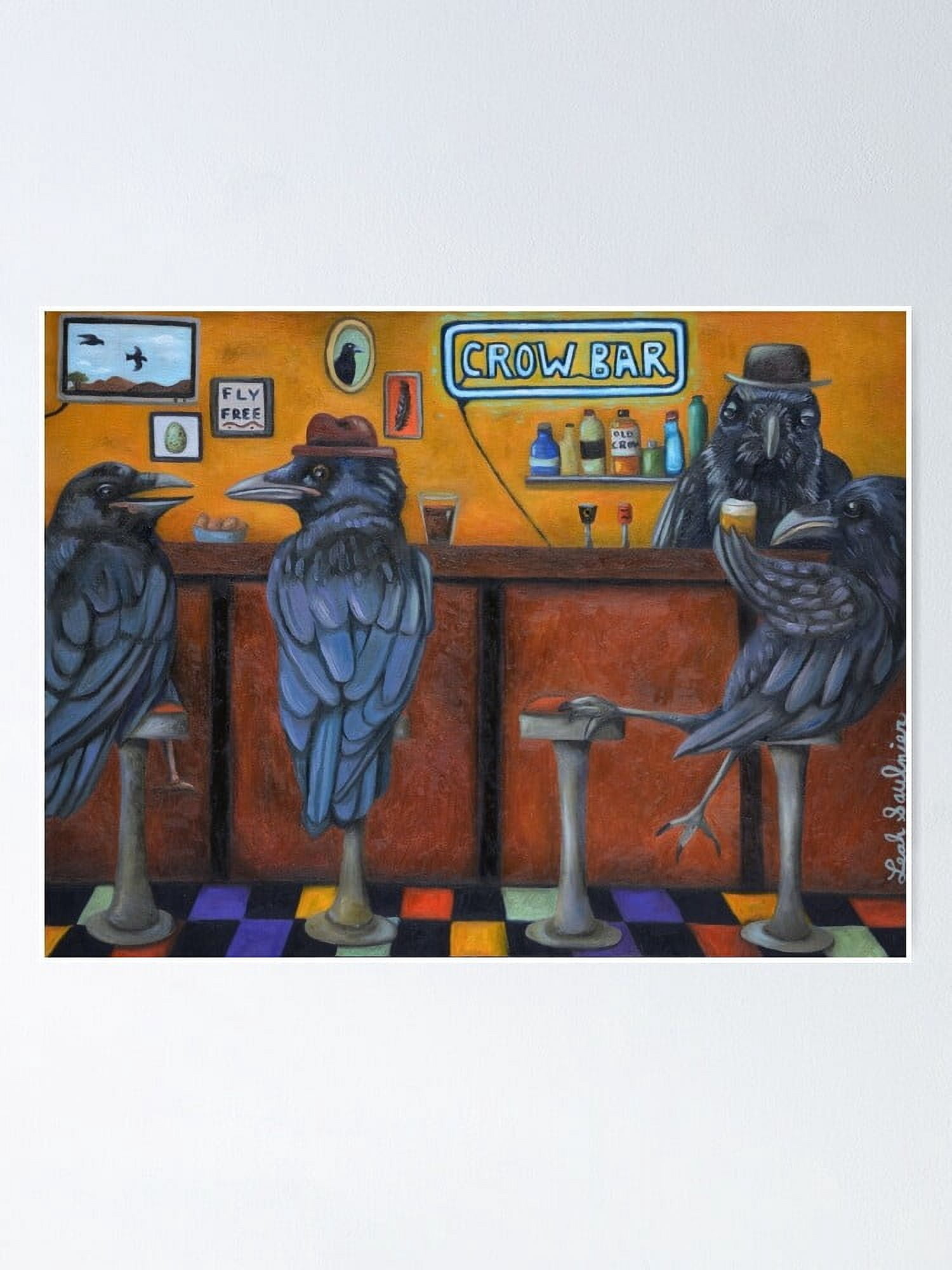 Aaroca new Crow Bar Unframed Poster Classic Decoration for Office ...