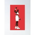 Aaroca new Dikembe Mutombo Finger Wag Unframed Classic Decoration for ...