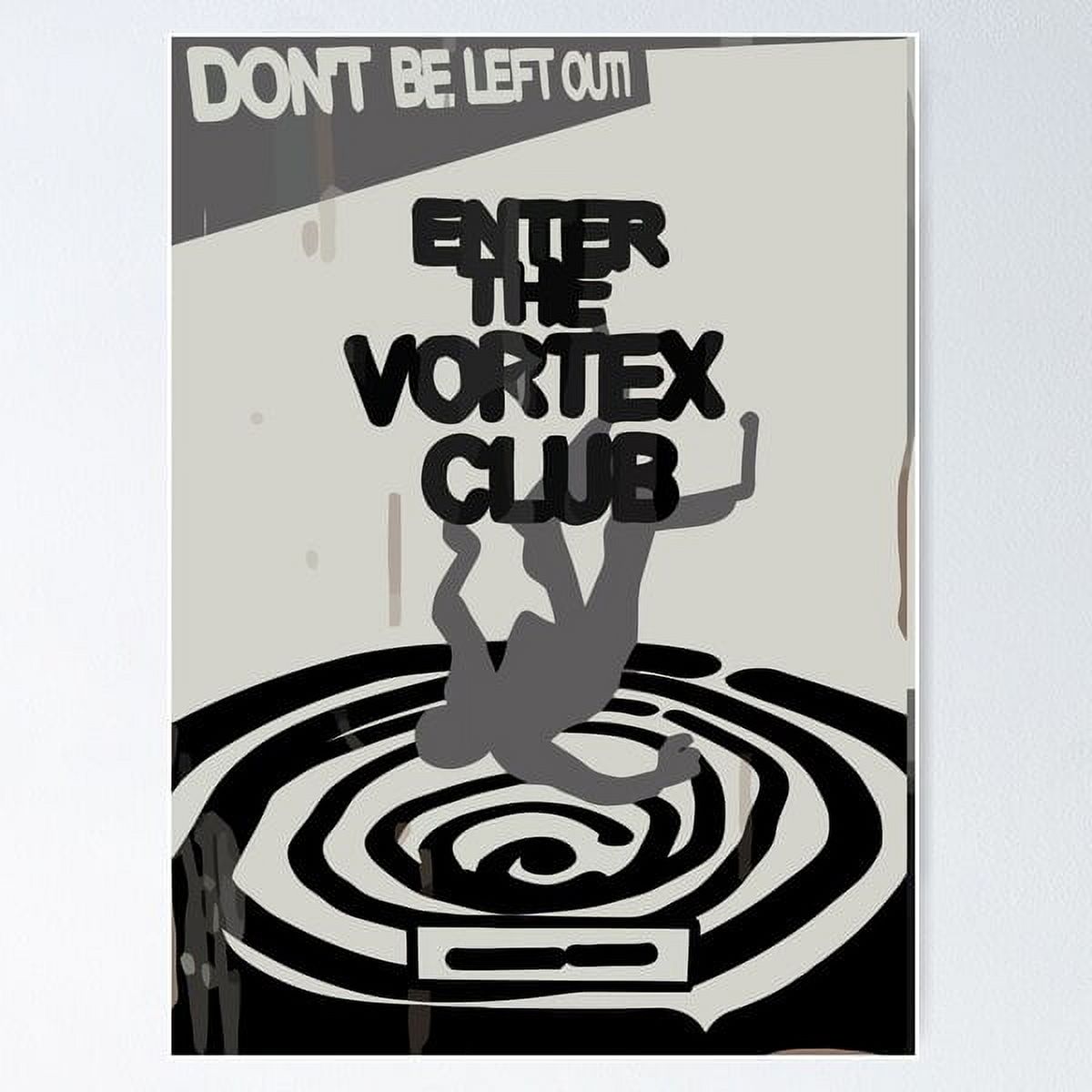 Aaroca new Enter the Vortex Club Poster Unframed Canvas Unique Wall ...