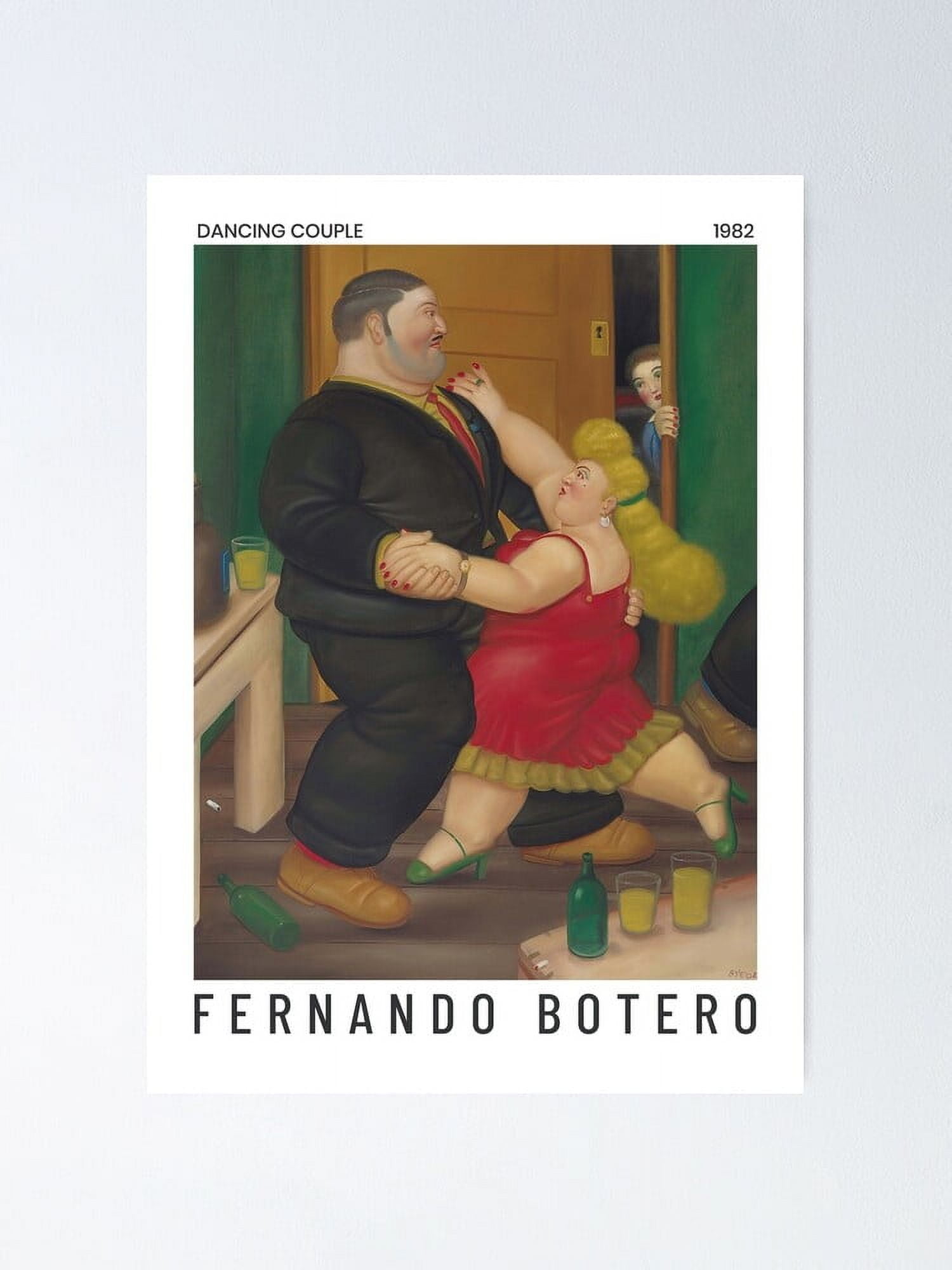 Aaroca new Fernando Botero - Dancing Couple - Exhibition Poster ...