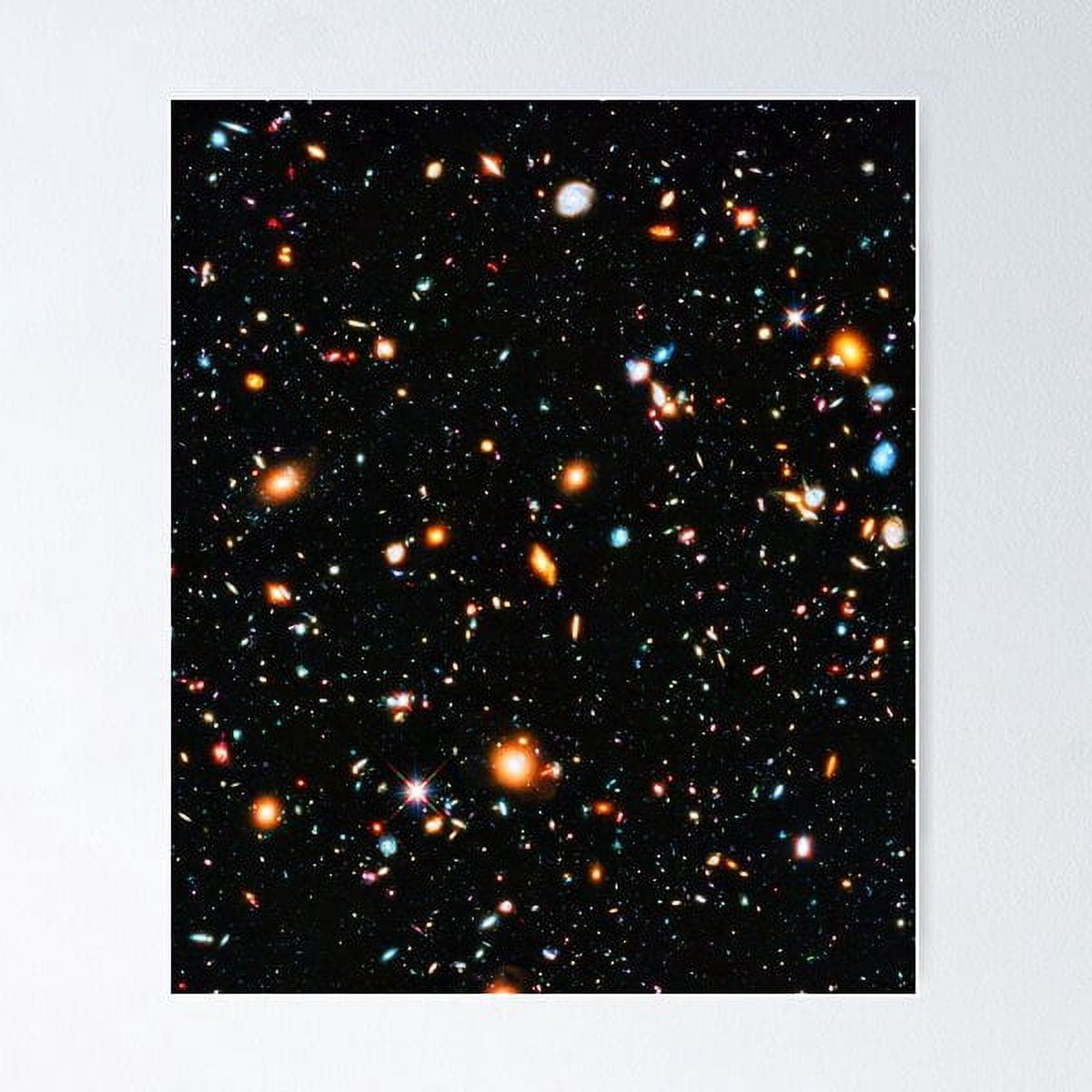Aaroca new Hubble Extreme Deep Field Poster Unframed Canvas Unique Wall ...