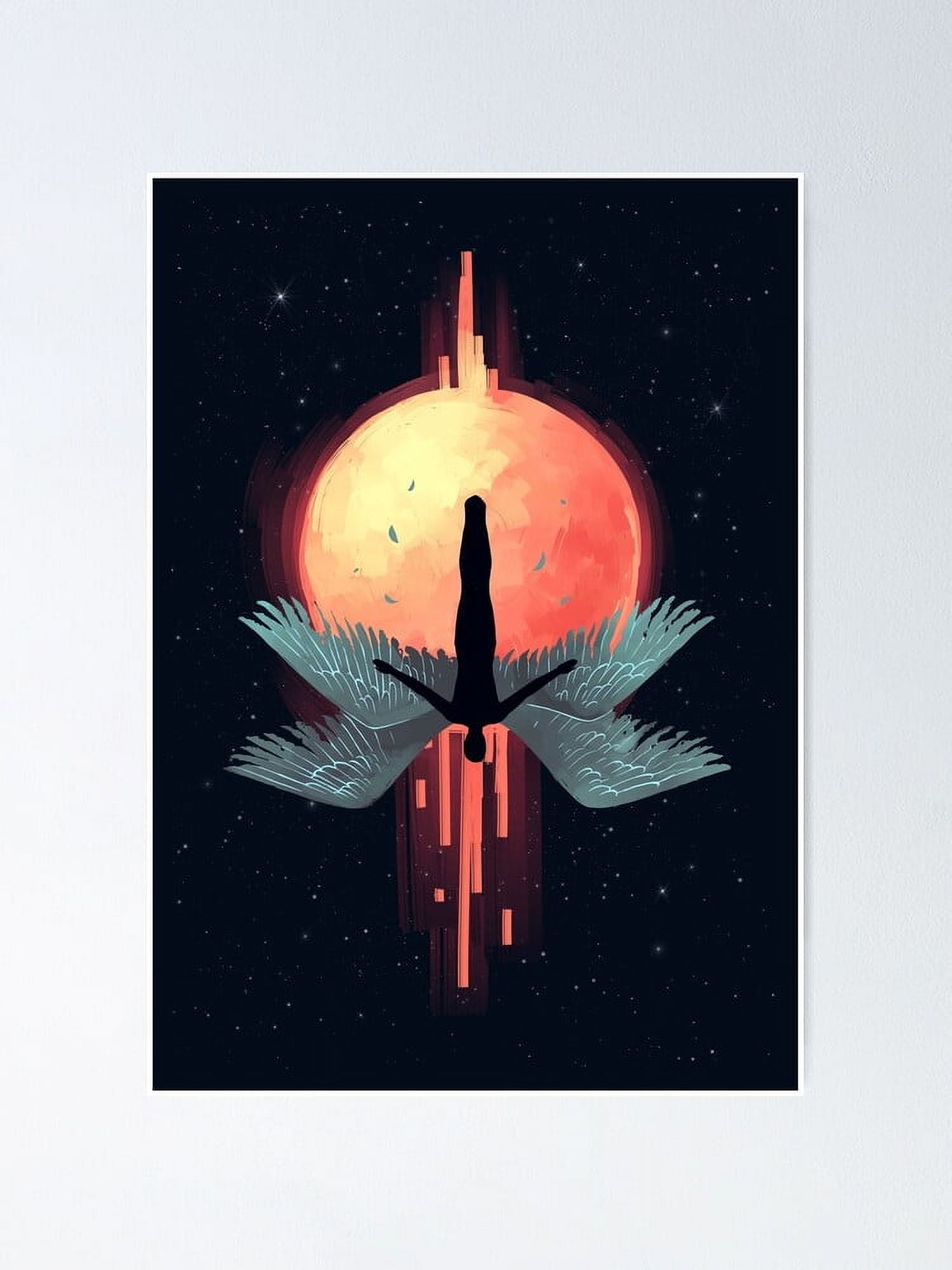 Aaroca new Icarus Unframed Canvas Unique Wall Decor for Modern Home ...