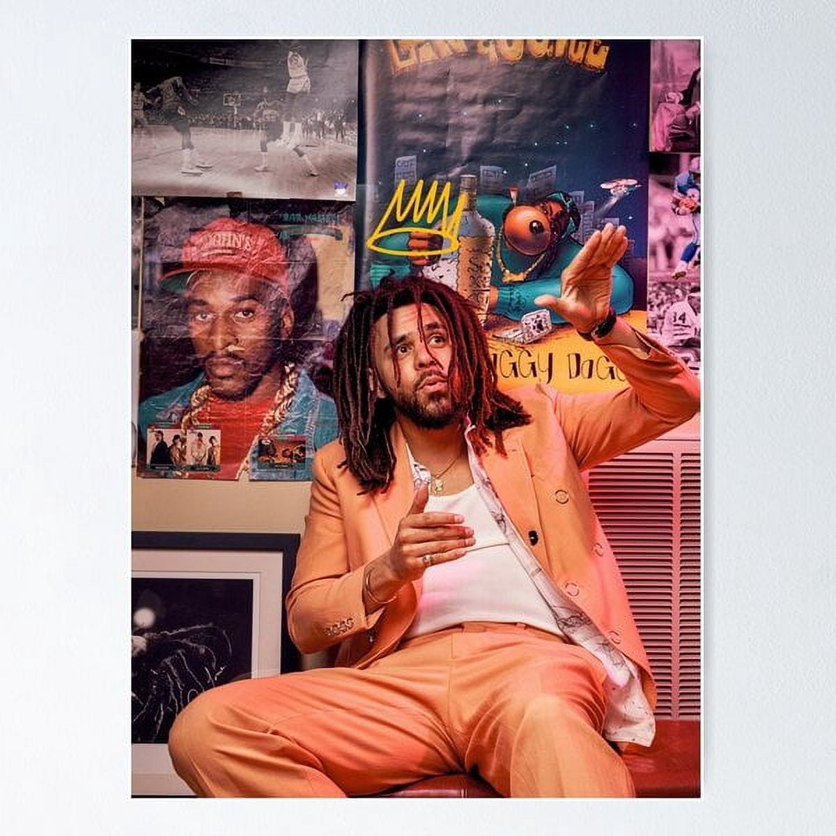 Aaroca new J Cole – King Cole | Cole World Poster Unframed Canvas ...