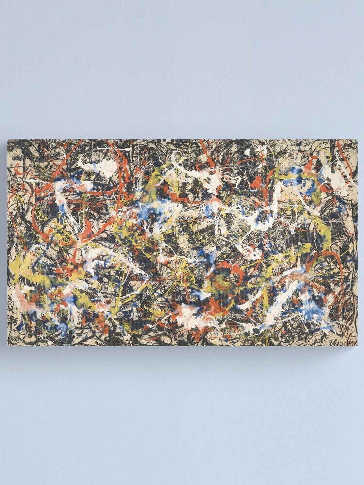 Aaroca new Jackson Pollack - Convergence Canvas Print Canvas Art Print ...