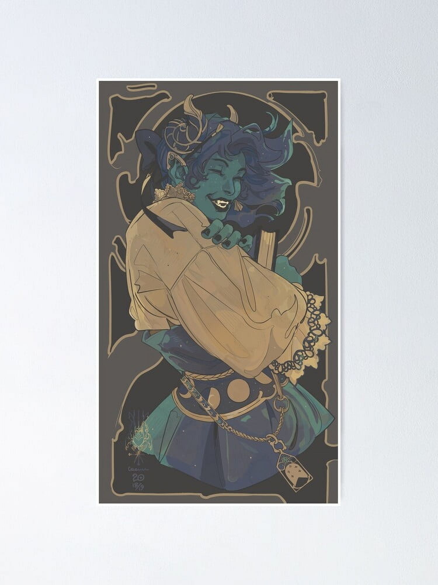 Aaroca new Jester 04 Unframed Poster Classic Decoration for Office ...