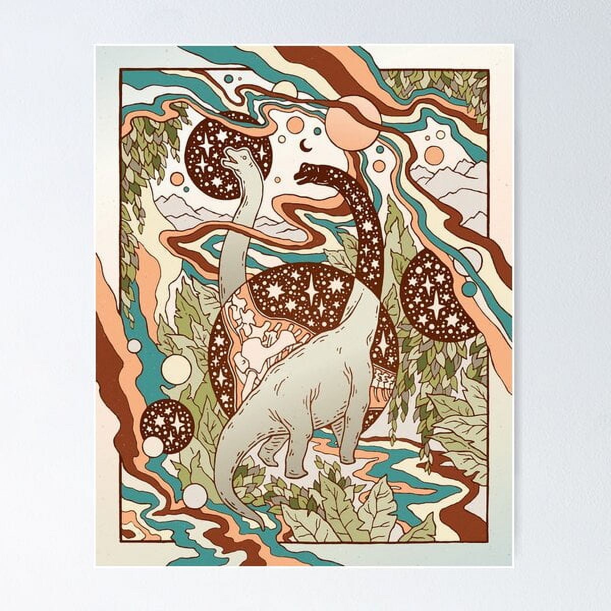 Aaroca new Jurassic Portal | Retro Rainbow Palette | Dinosaur Science ...