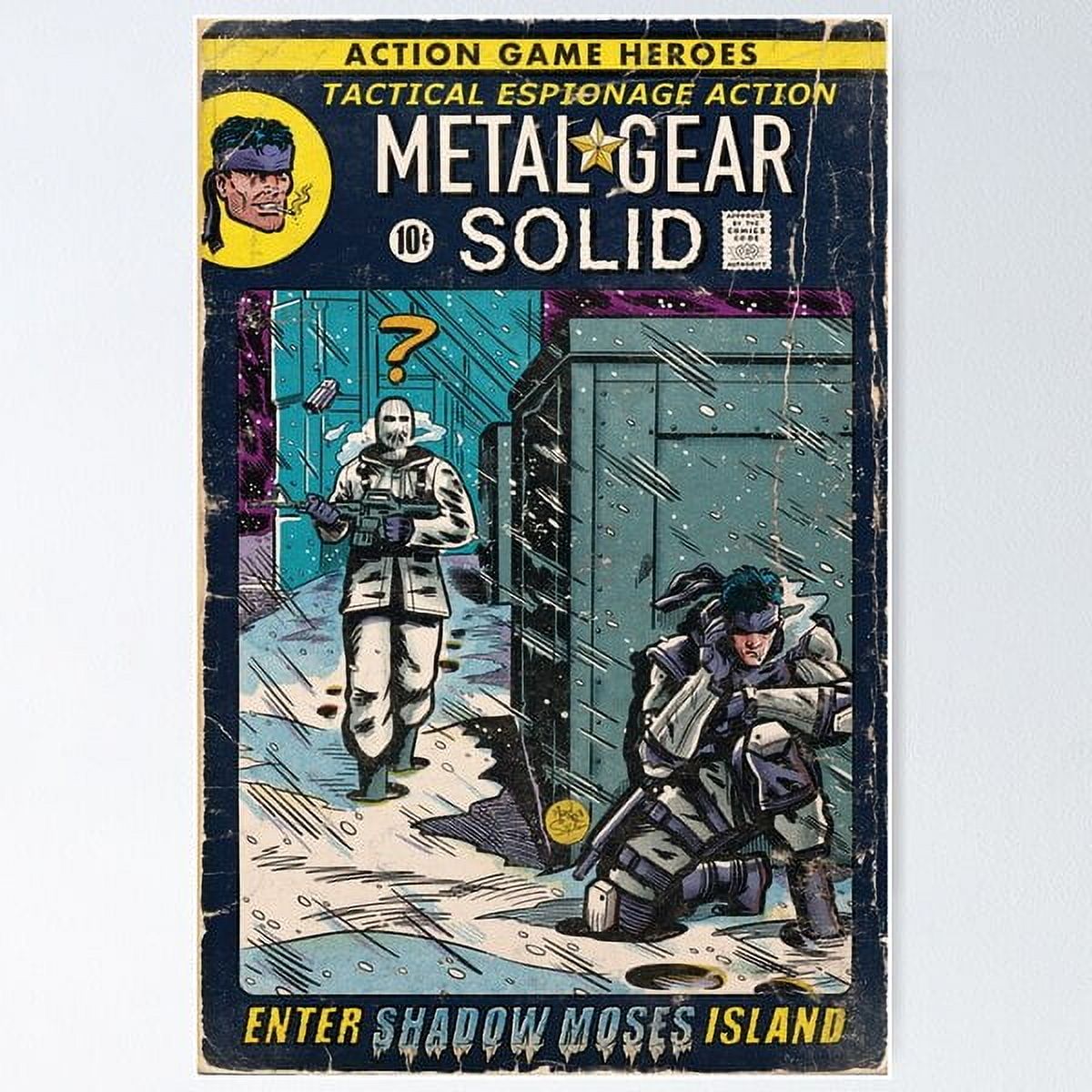 Aaroca new Metal Gear Solid - 'Enter Shadow Moses' Comic Book Fan Art ...