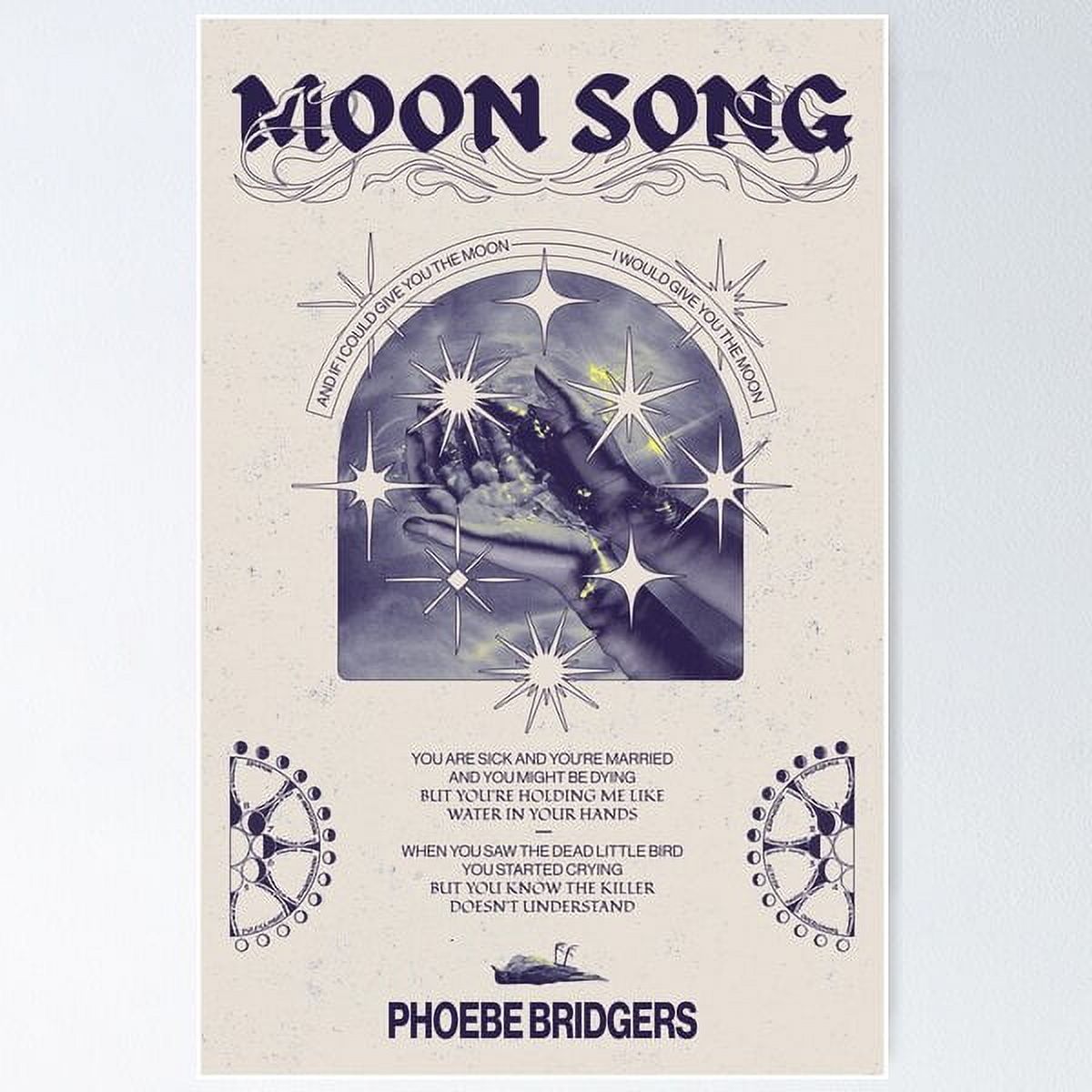 Aaroca new Moon Song - Phoebe Bridgers Poster Poster Unframed Canvas ...