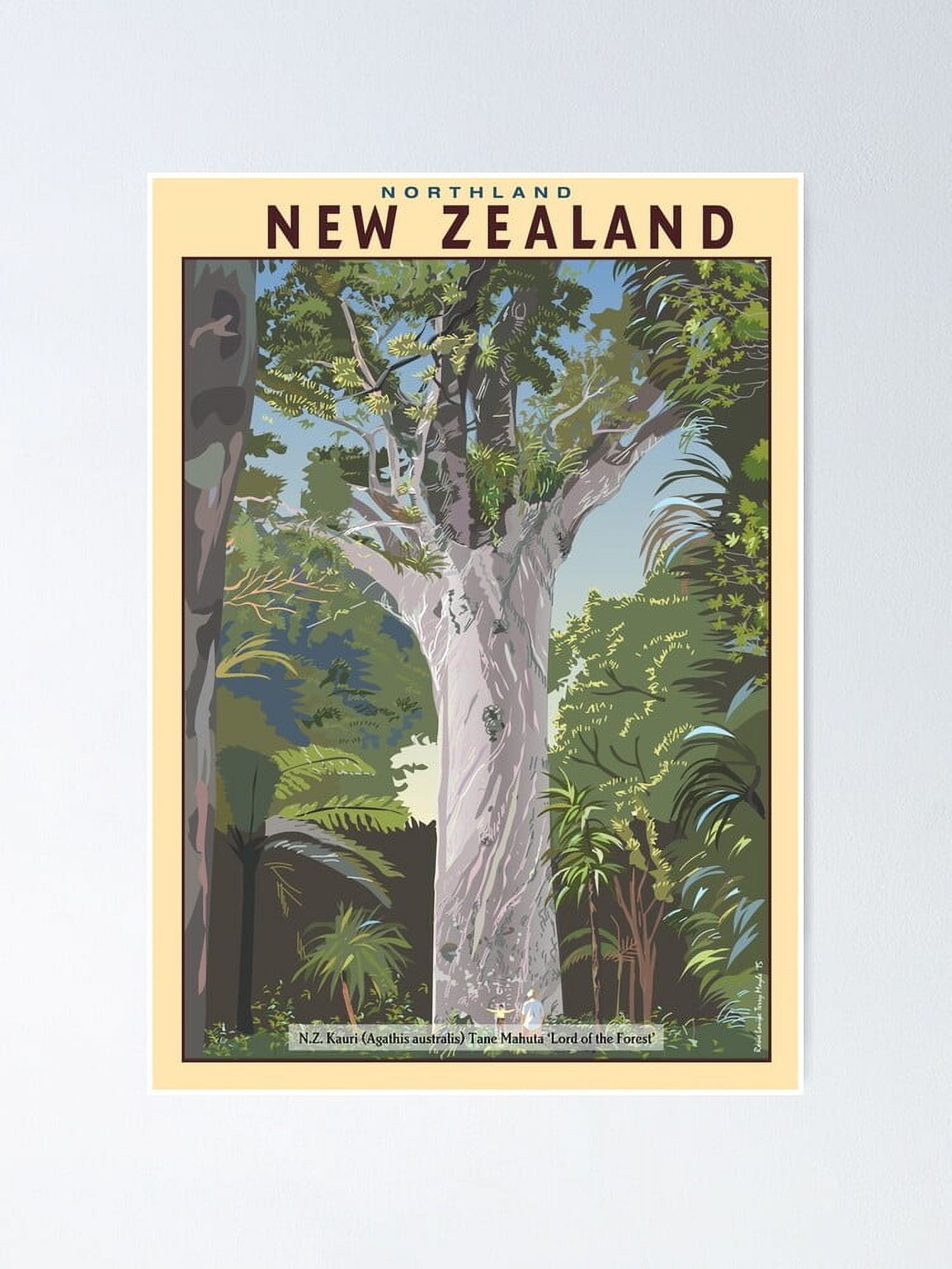 Aaroca new New Zealand Kauri Tree - Tane Mahuta Unframed Poster Classic ...