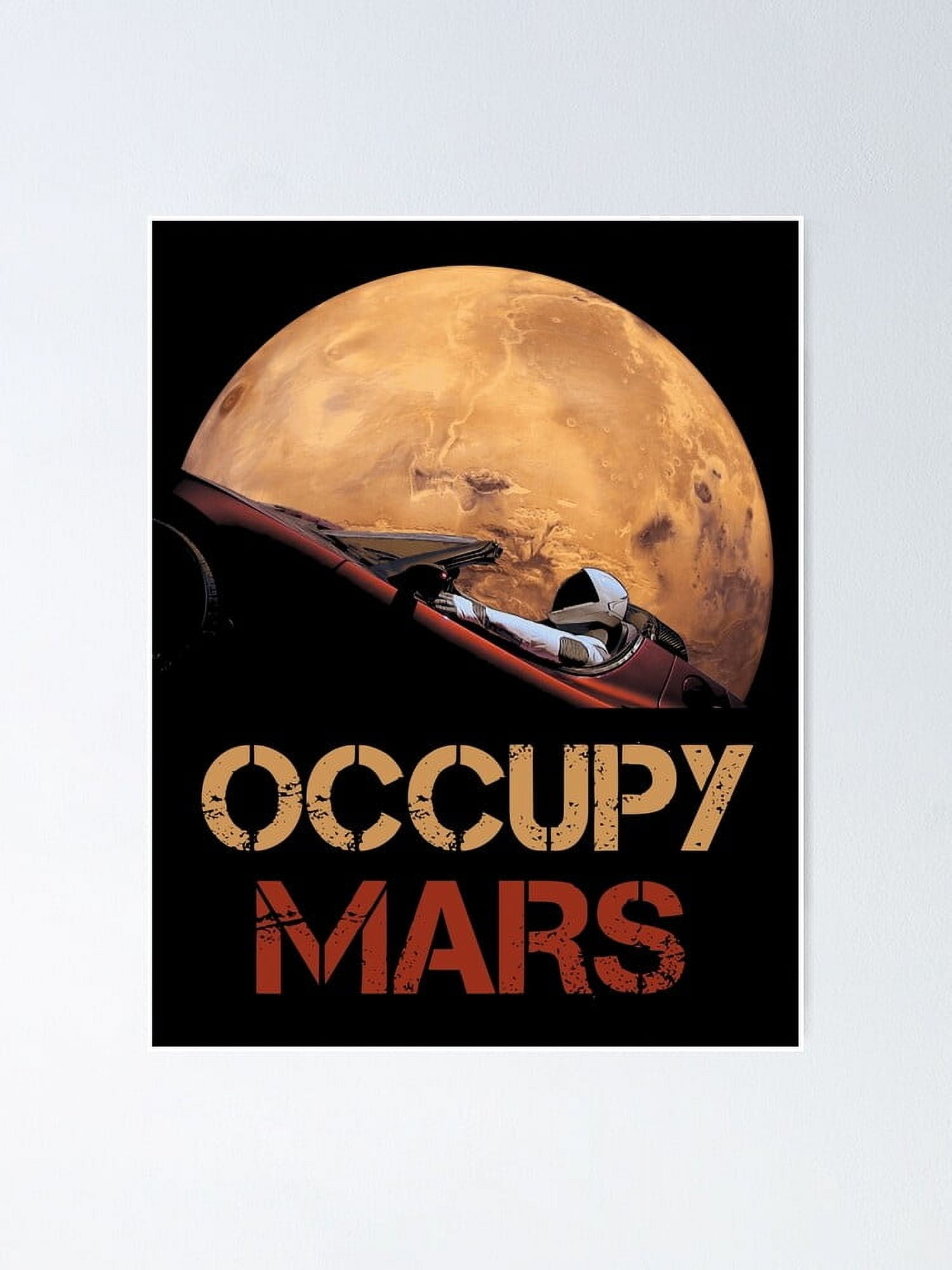 Aaroca new Occupy Mars Unframed Poster Classic Decoration for Office ...