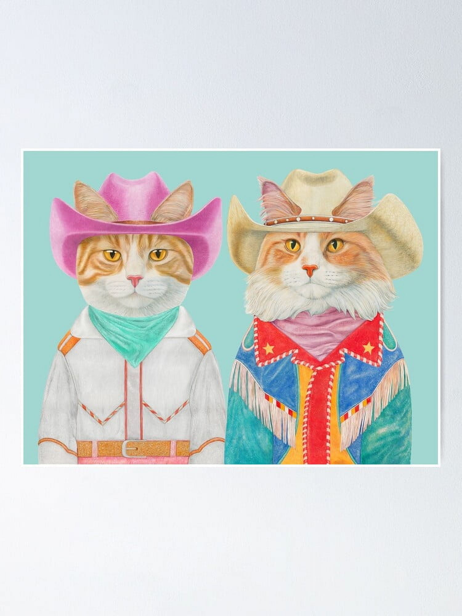 Aaroca new Rodeo Cats - Ginger Cats Unframed Canvas Unique Wall Decor ...