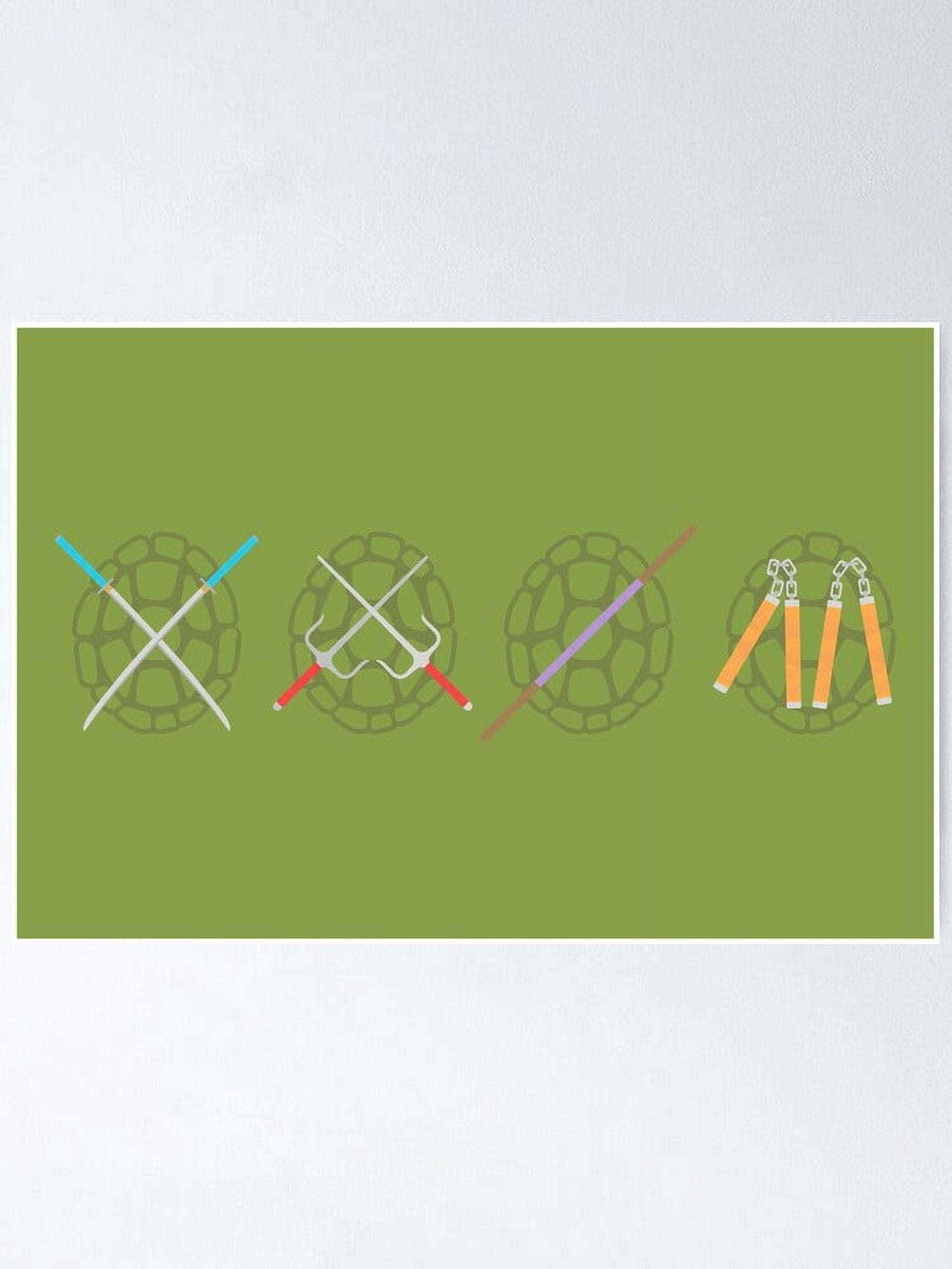 Aaroca new TMNT Unframed Classic Decoration for Office Modern Home ...