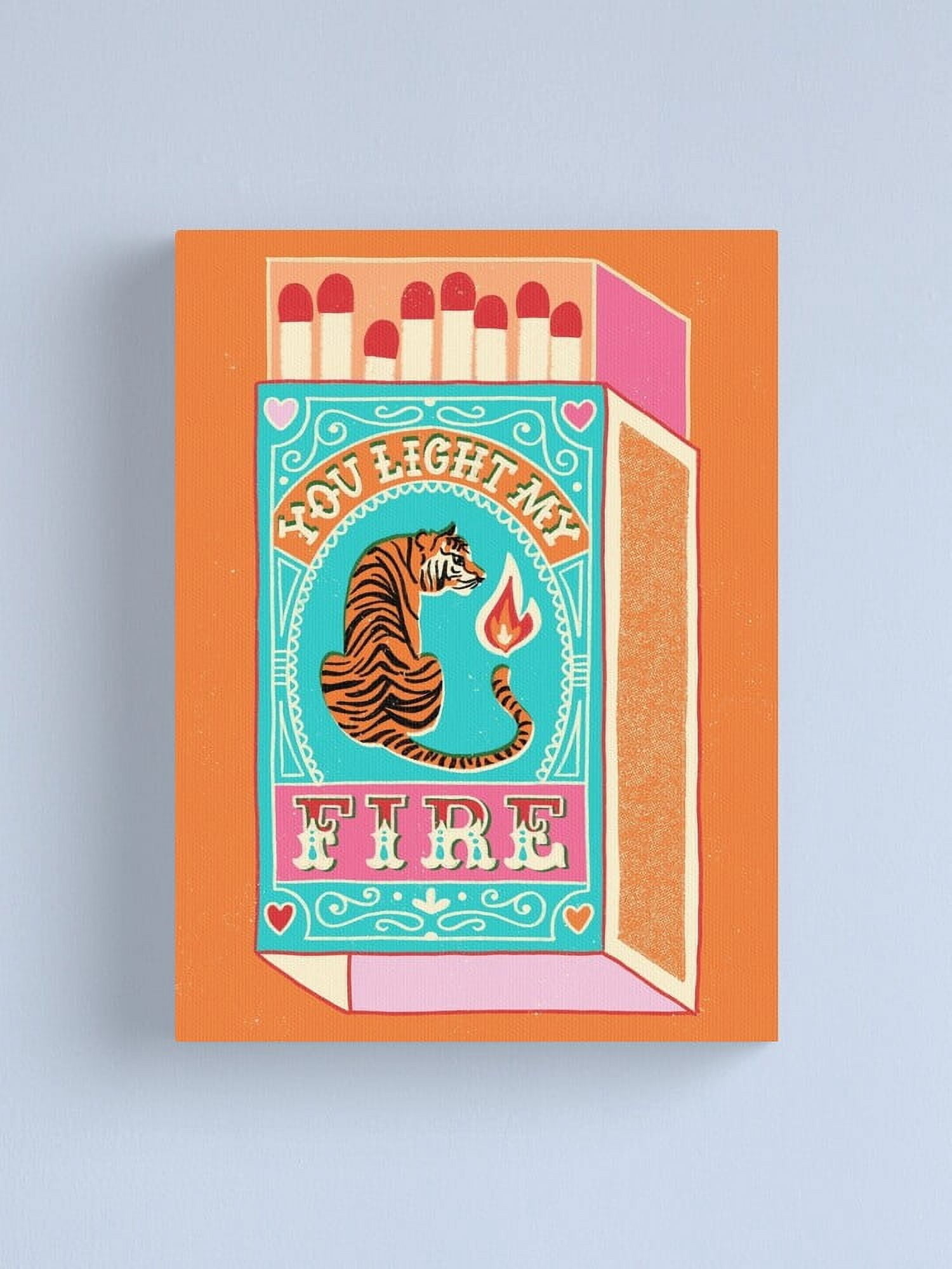 Aaroca new You light my fire Canvas Print Canvas Posters Unframed ...