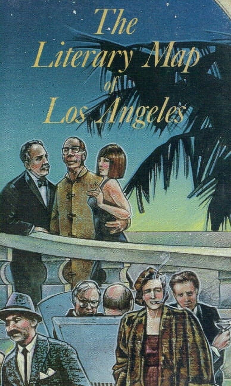 Aaron Blake Literary Maps: Literary Map of Los Angeles (Sheet map ...