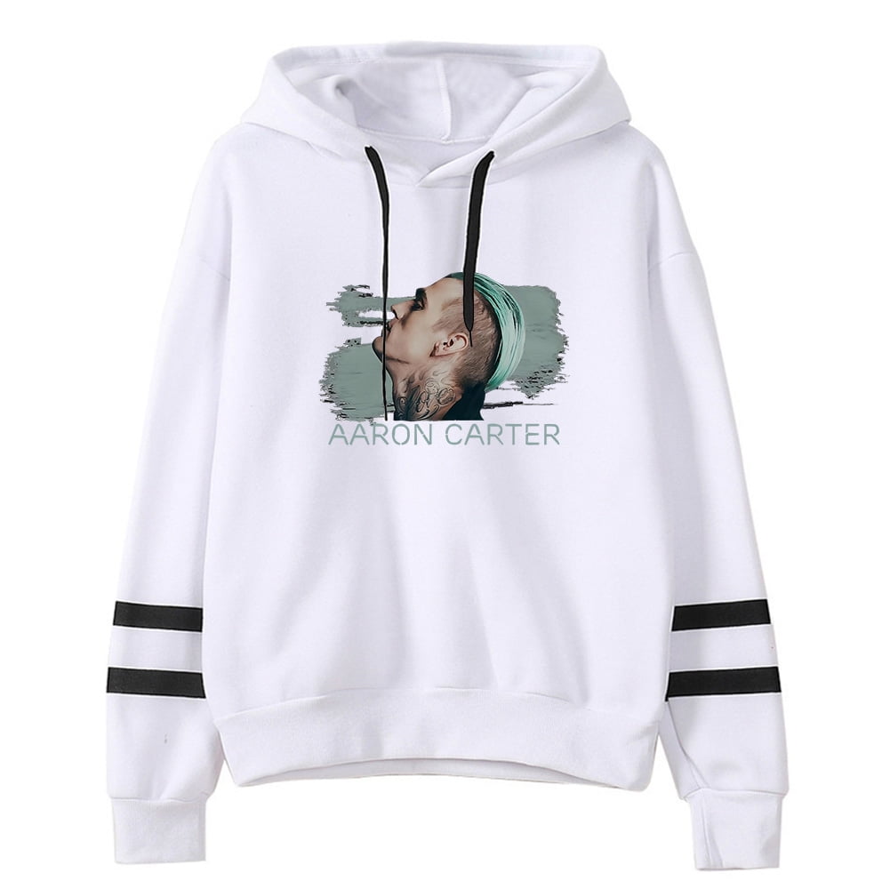 Aaron Carter Hoodie Sweatshirt Rip Rapper Cool Logo Streetwear Women ...