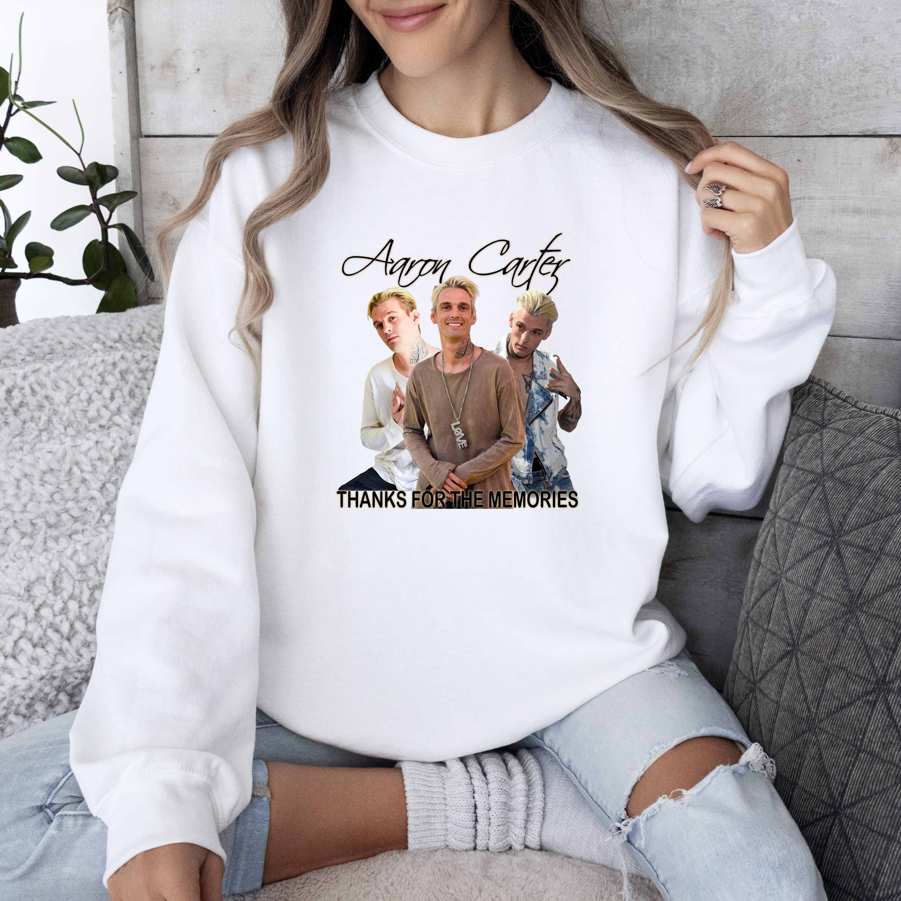 Aaron Carter RIP Thanks For The Memories SWEATSHIRT, for men & women ...