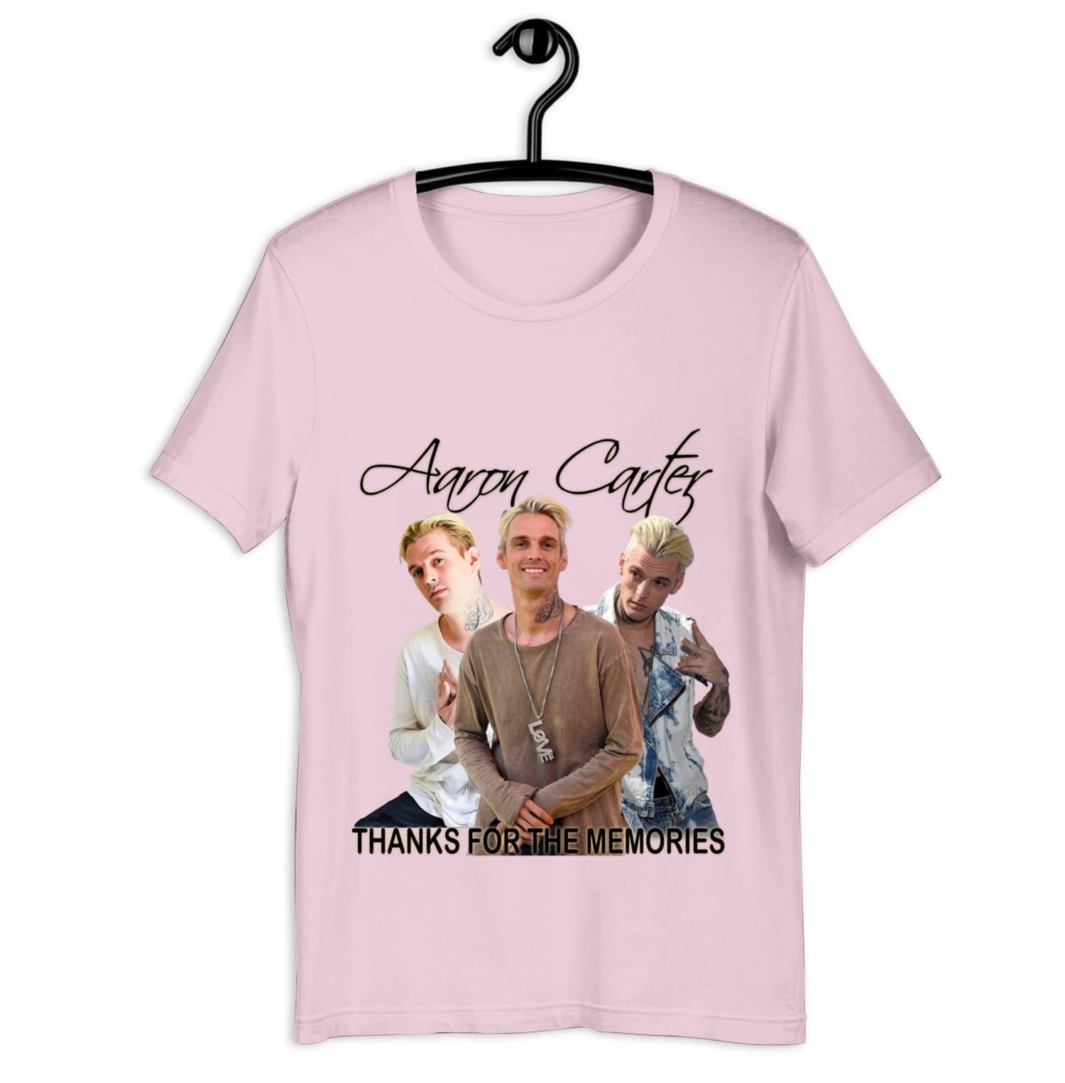 Aaron Carter RIP Thanks For The Memories T-Shirt - Walmart.com