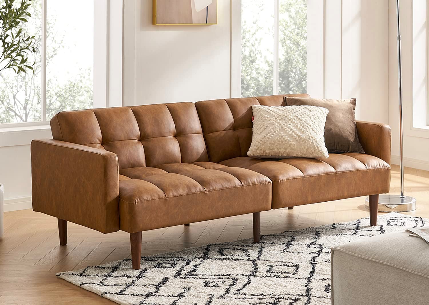 Aaron Couch, Small Sofa, Futon, Sofa Bed, Sleeper Sofa, Loveseat, Mid ...