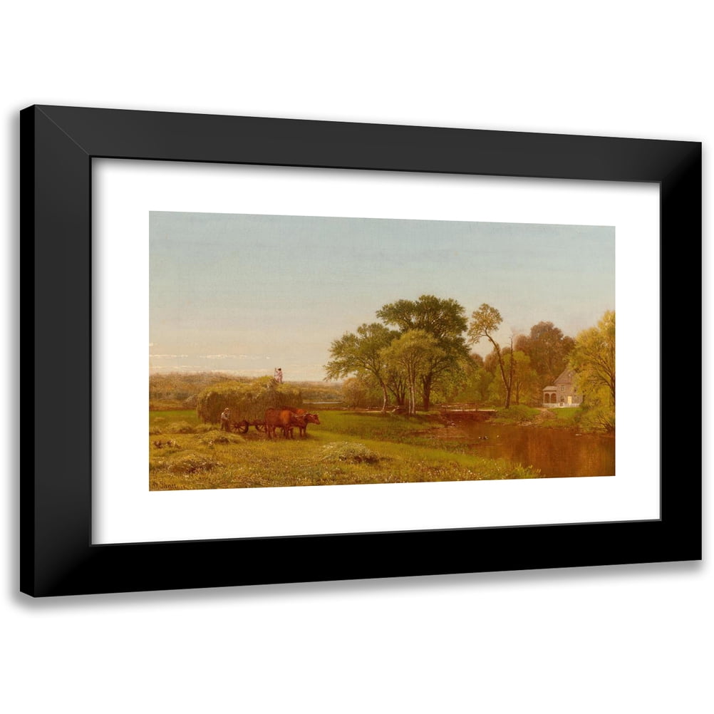 Aaron Draper Shattuck 24x16 Black Modern Framed Museum Art Print Titled ...