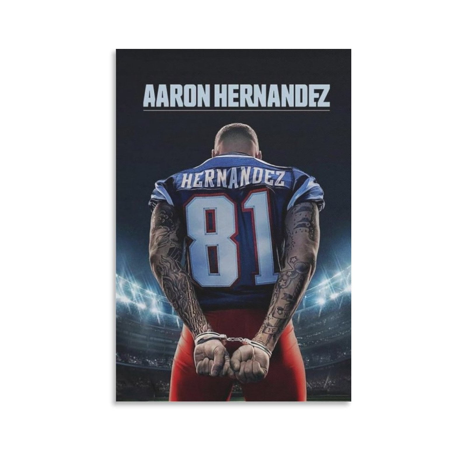 Aaron Hernandez Canvas Poster Print Posters Art Print Wall Photo Paint ...