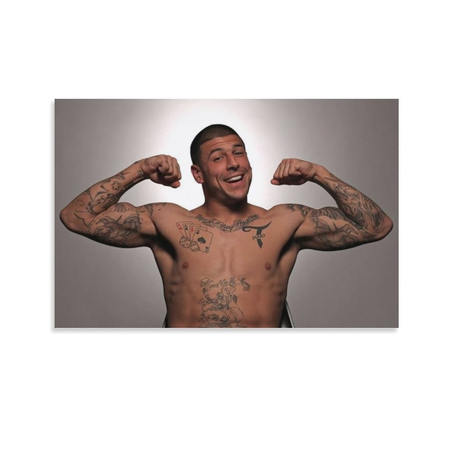 Aaron Hernandez Canvas Posters Canvas Art Poster and Wall Art Picture ...