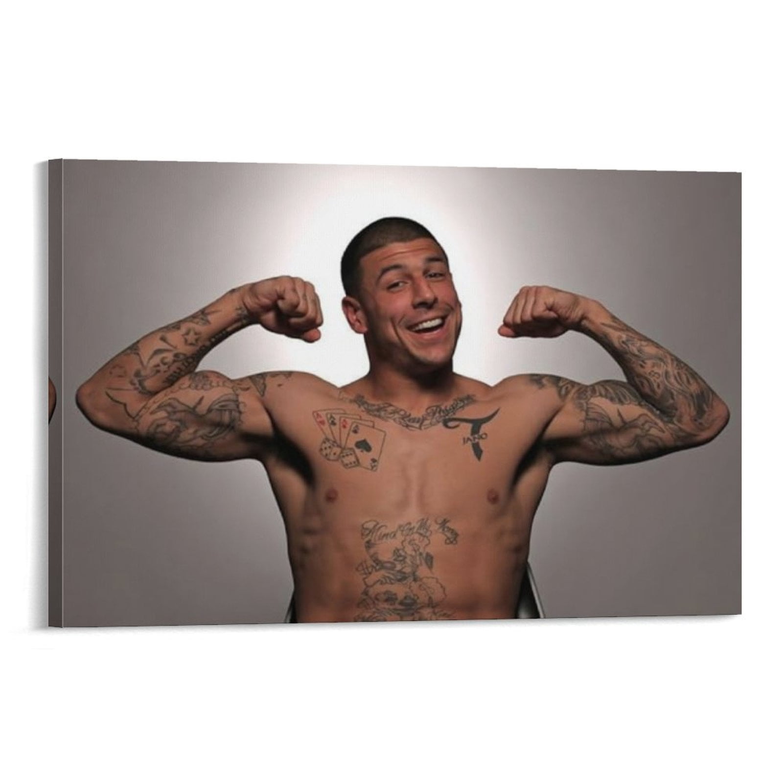 Aaron Hernandez Canvas Posters Painting On Canvas Wall Art Poster ...