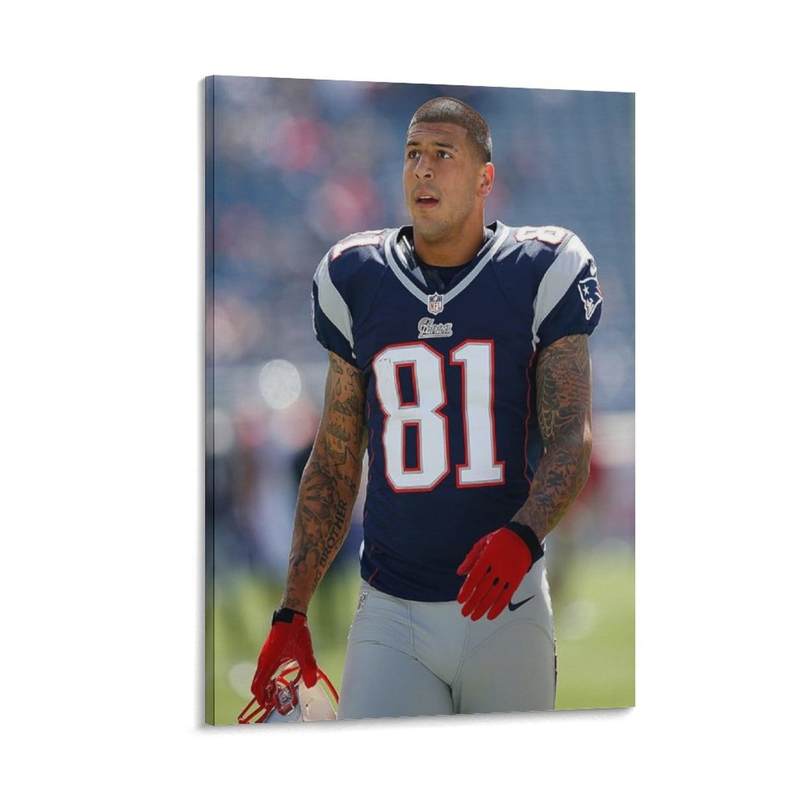 Aaron Hernandez Canvas Posterss Canvas Poster Wall Art Picture Prints ...