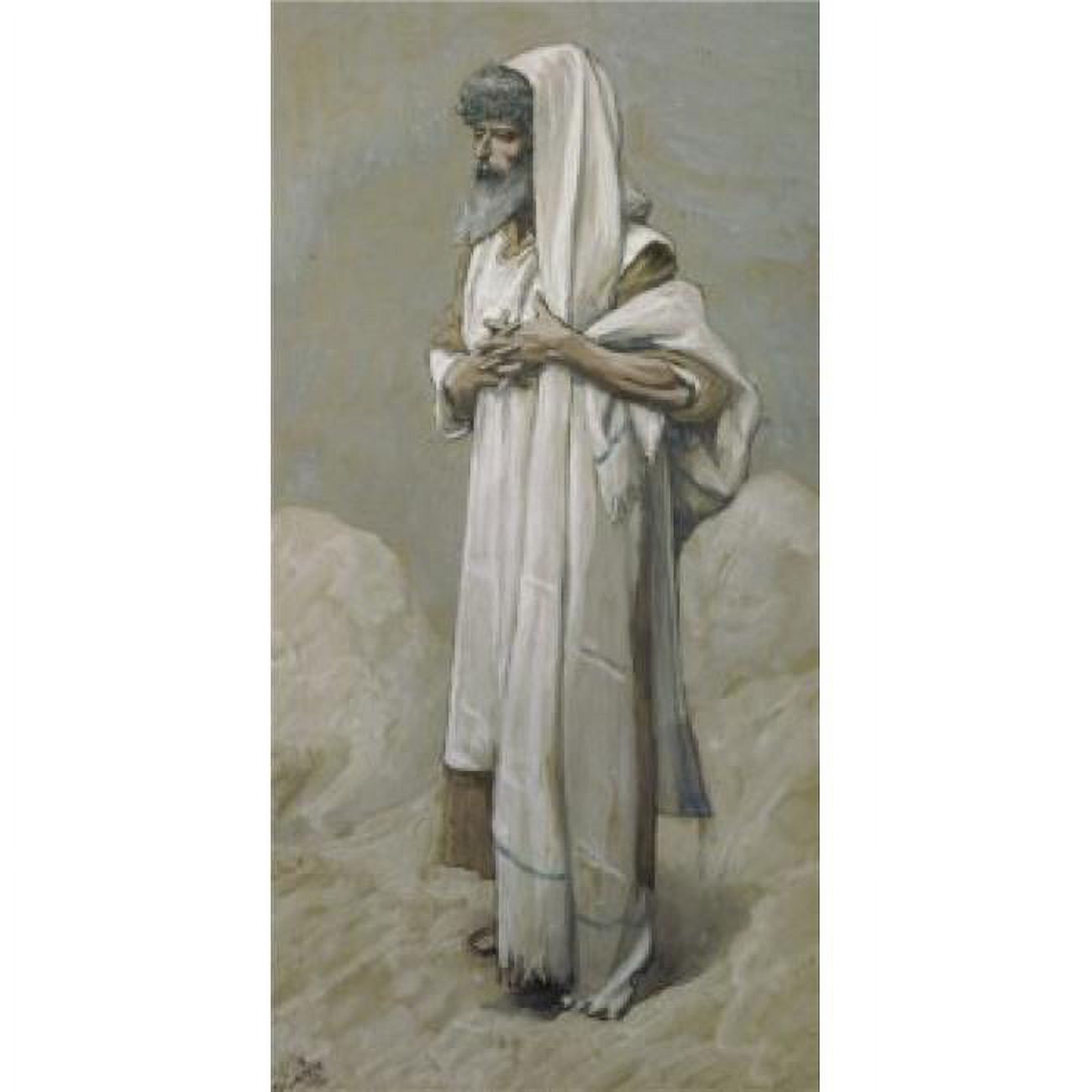Aaron James J. Tissot 1836-1902 French Watercolor on Paper Jewish Museum New York Poster Print ...