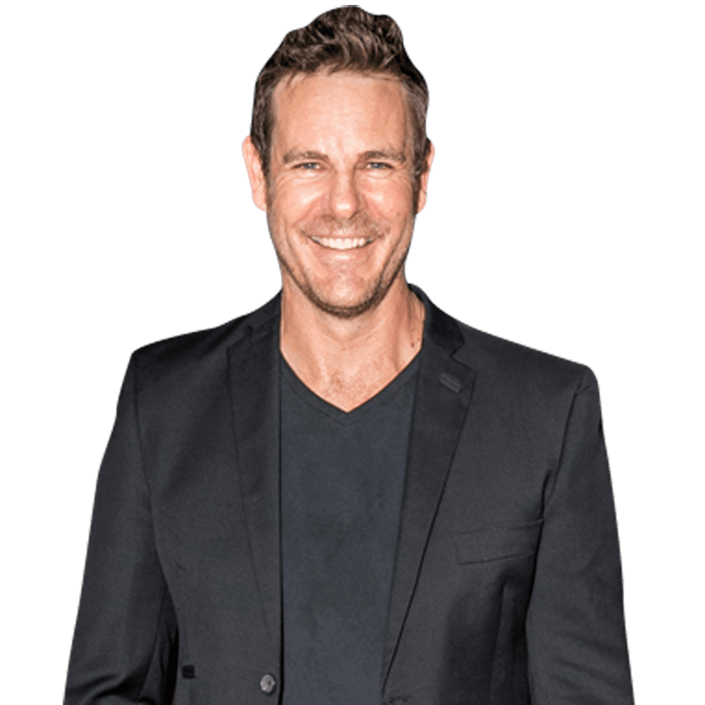 Aaron Jeffery (Black Suit) Half Body Buddy Cutout - Walmart.com
