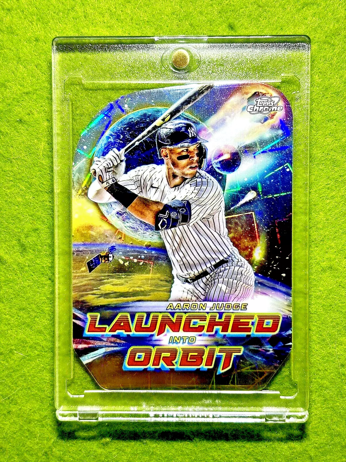 Aaron Judge GOLD INTERSTELLAR REFRACTOR # /50 SSP CARD 2023 Topps ...
