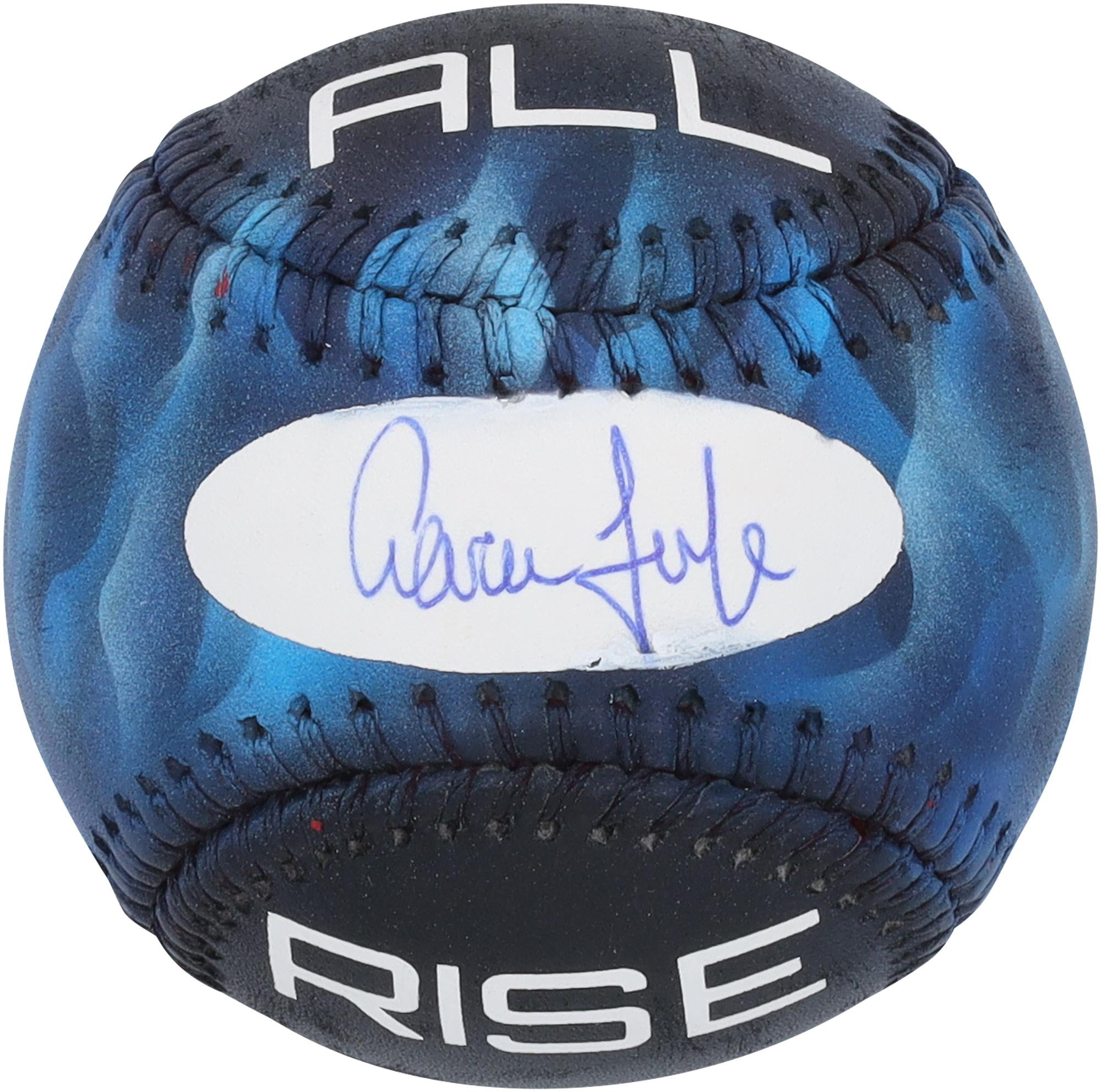 Aaron Judge New York Yankees Autographed Baseball - Art by Stadium ...