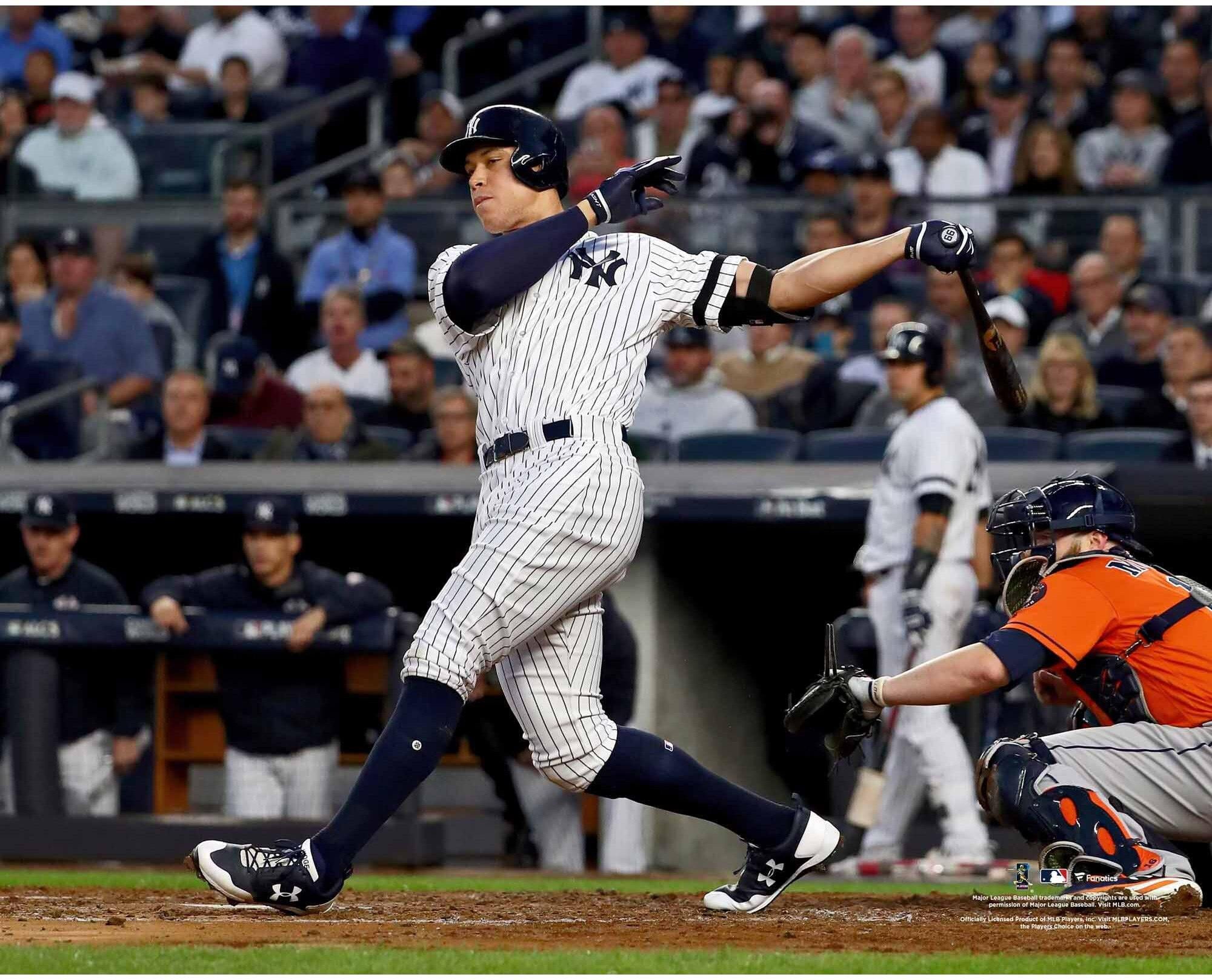 Aaron Judge New York Yankees Unsigned Hitting Photograph - Walmart.com