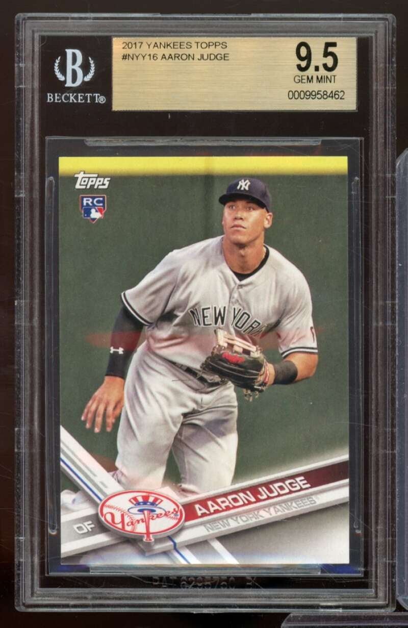 Aaron Judge Rookie Card 2017 Topps #NYY16 BGS 9.5 - Walmart.com