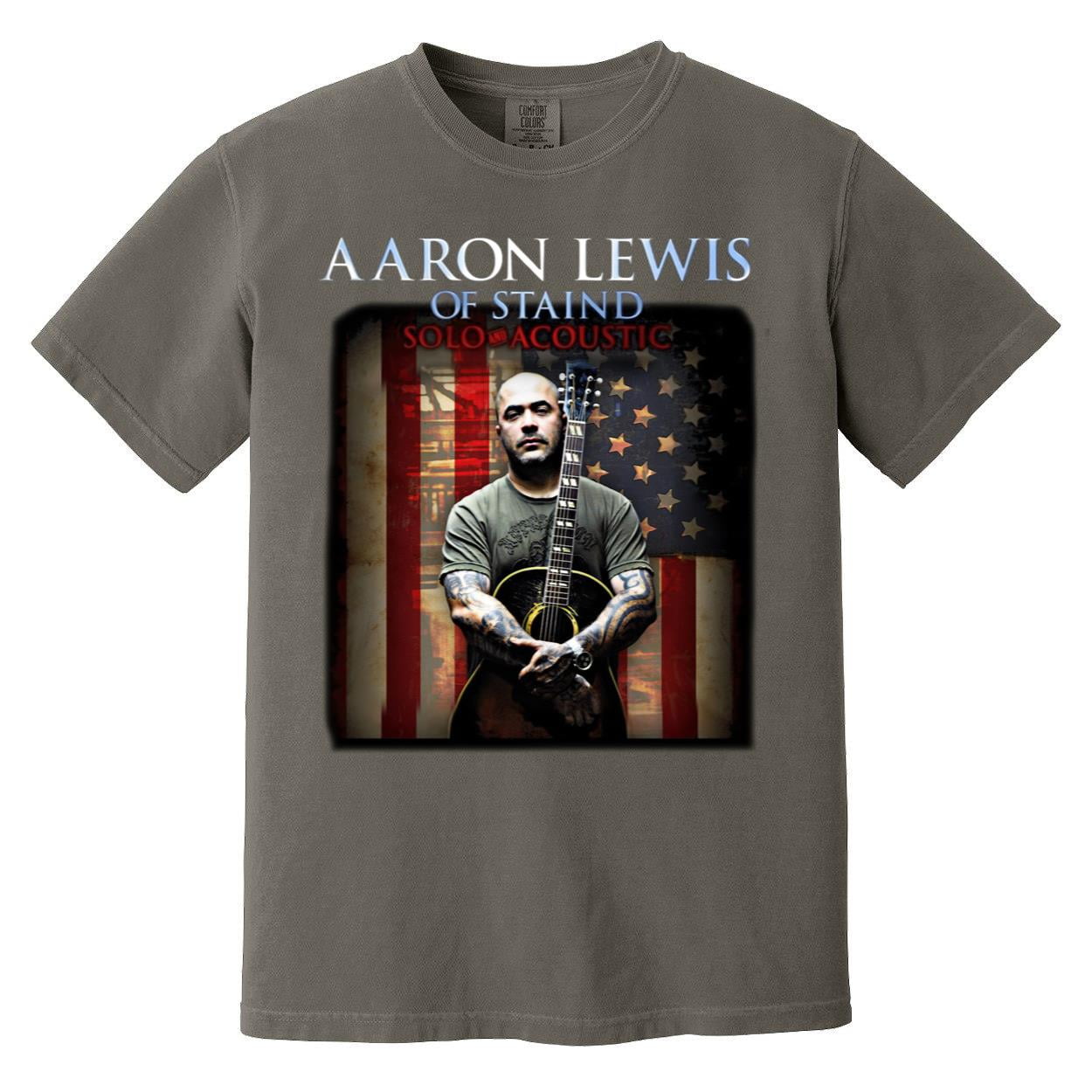 Aaron Lewis Country Rock Music Fan Tour Graphic Souvenir Comfort Color ...