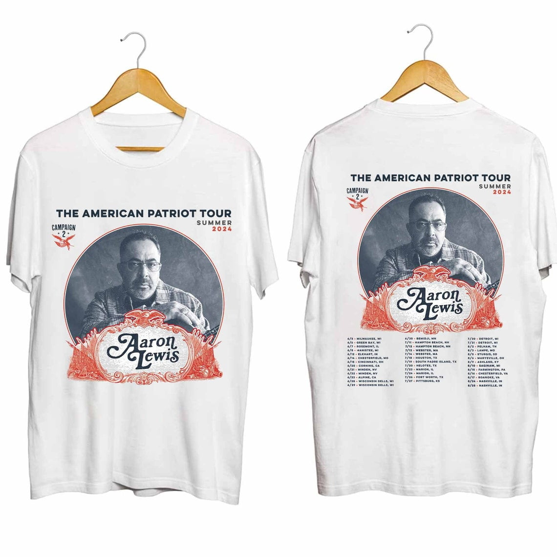 Aaron Lewis - The American Patriot Summer 2024 Tour Shirt, Aaron Lewis ... Aaron Lewis - The American Patriot Summer 2024 Tour Shirt, Aaron Lewis ...