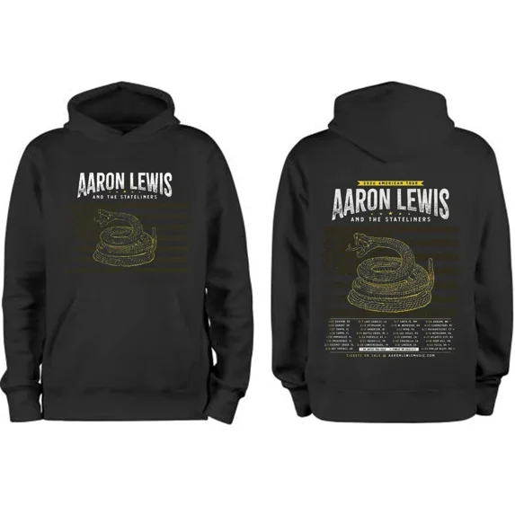 Aaron Lewis and The Stateliners 2026 American Tour Hoodie - Walmart.com