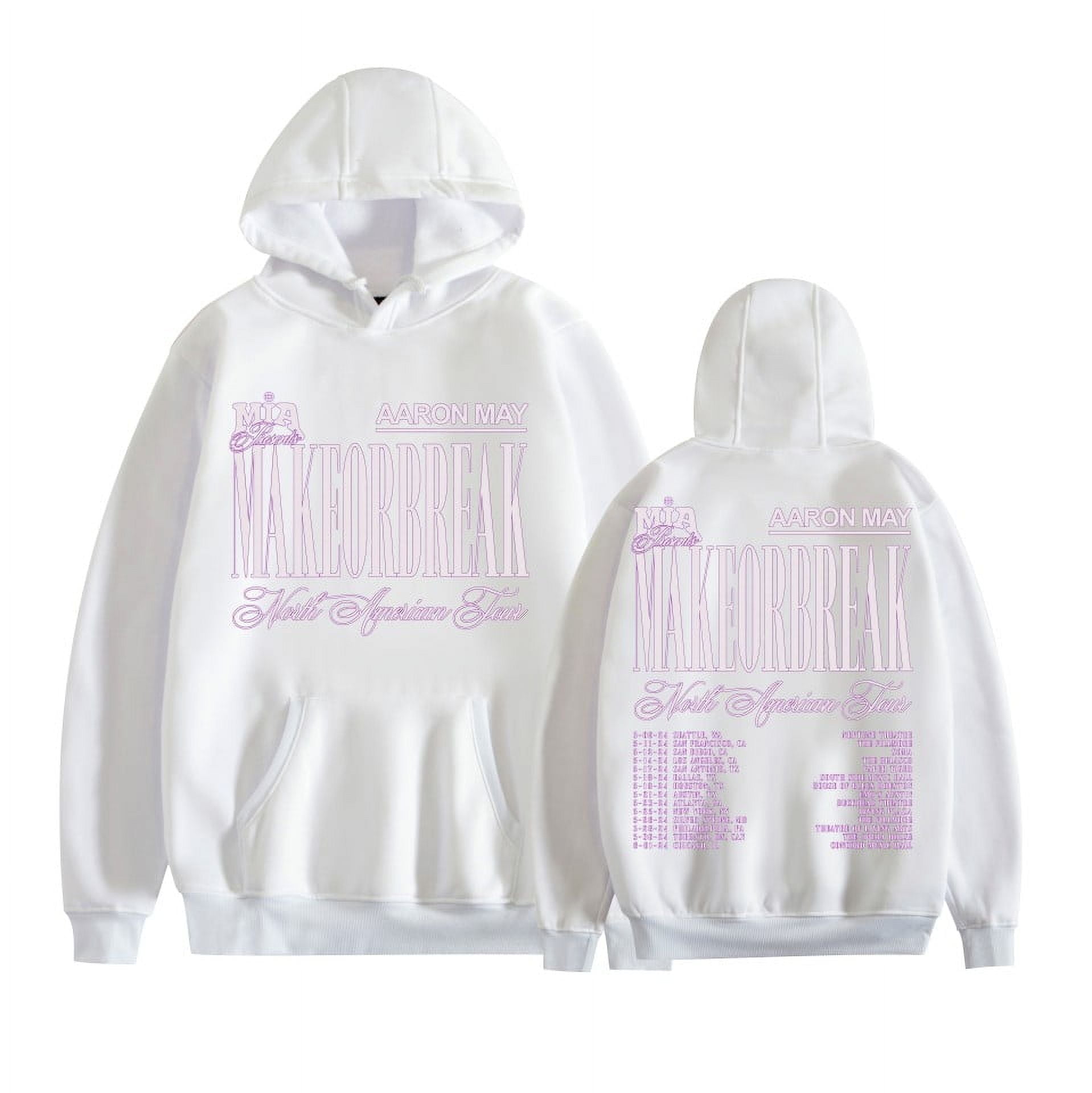 Aaron May Merch Unisex Oversized Fleece Hoodie - Graphic Print Kangaroo ...