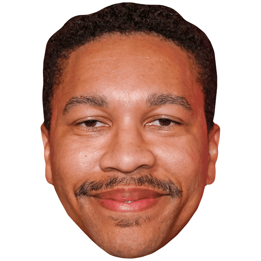 Aaron Moten (Moustache) Big Head. Larger than life mask. - Walmart.com