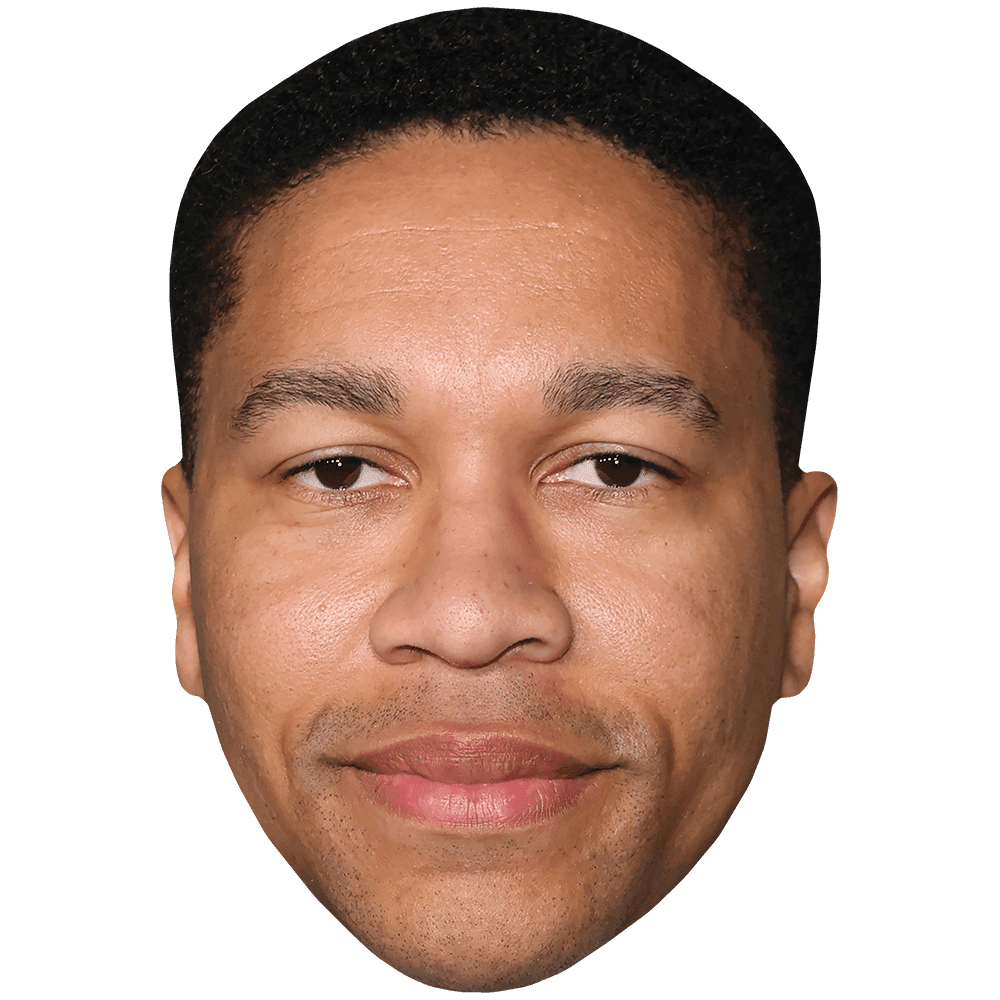 Aaron Moten (Smile) Celebrity Mask, Flat Card Face, Fancy Dress Mask ...