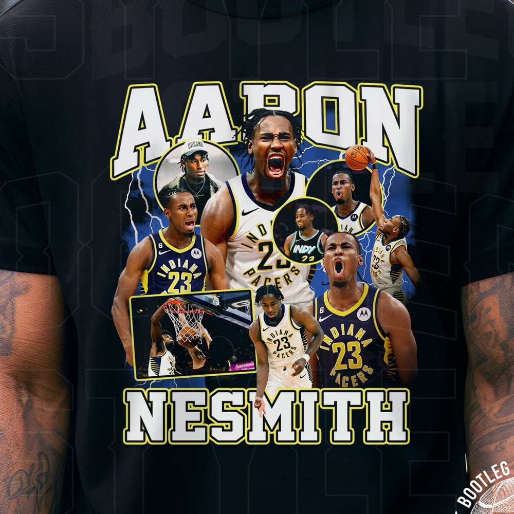 Aaron Nesmith Shirt for Indiana Basketball Fan Vintage 90s Bootleg ...