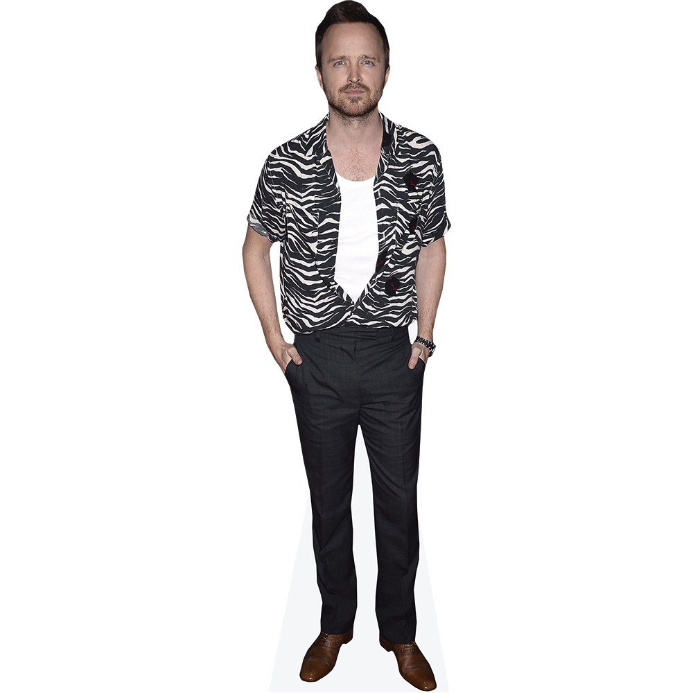 Aaron Paul (Zebra Print) Lifesize Cardboard Cutout Standee - Walmart.com