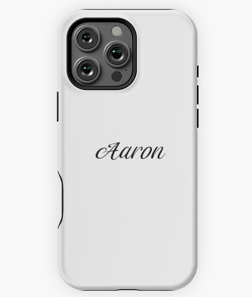 Aaron Personalized Name Phone Case for iPhone 16 15 14 13 12 11 Pro Max ...