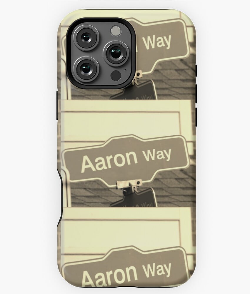 Aaron Personalized Name Phone Case for iPhone 16 15 14 13 12 11 Pro Max ...