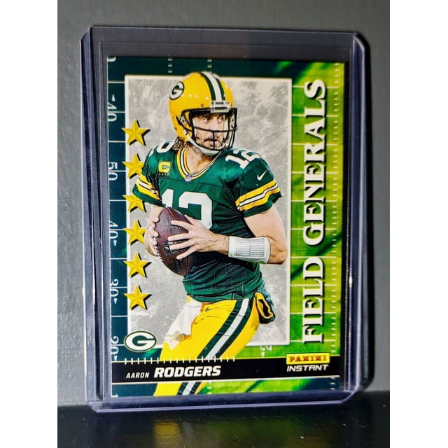 Aaron Rodgers 2021 Panini NFL Instant Field Generals #12 Rookie Card 1 ...